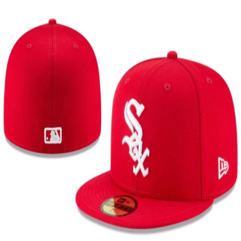 Brand new C_h _ icago White Sox Men's Red 5950 fitted baseball cap ...