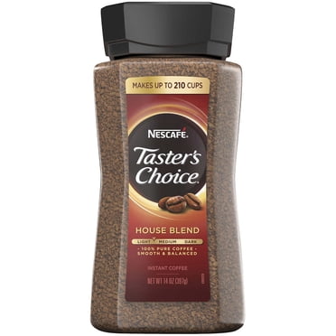 Nescafe Tasters Choice House Blend Instant Coffee for Offices - Walmart ...