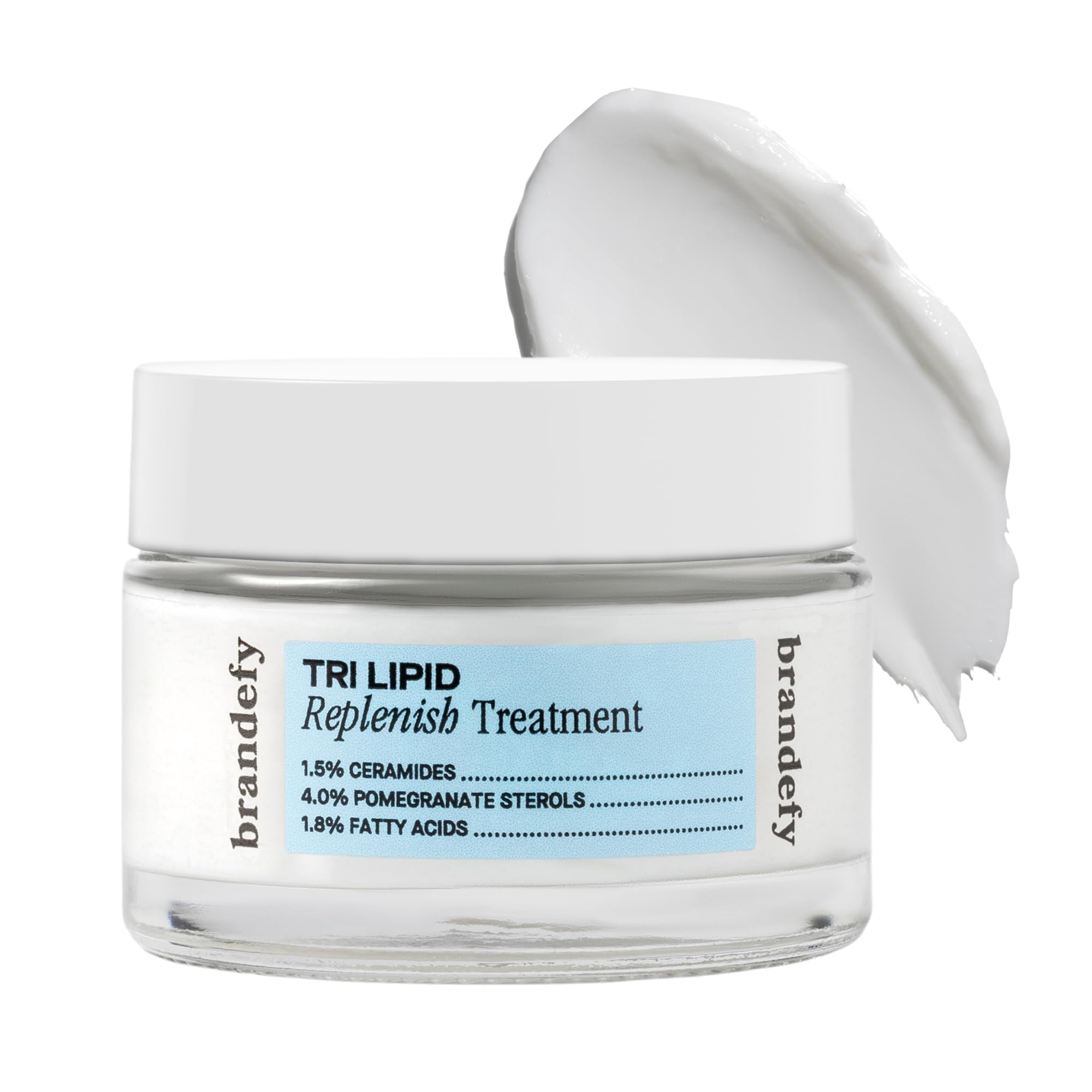 Brandefy Tri Lipid Replenish Treatment - 1.5% Ceramides, 4.0% Sterols ...
