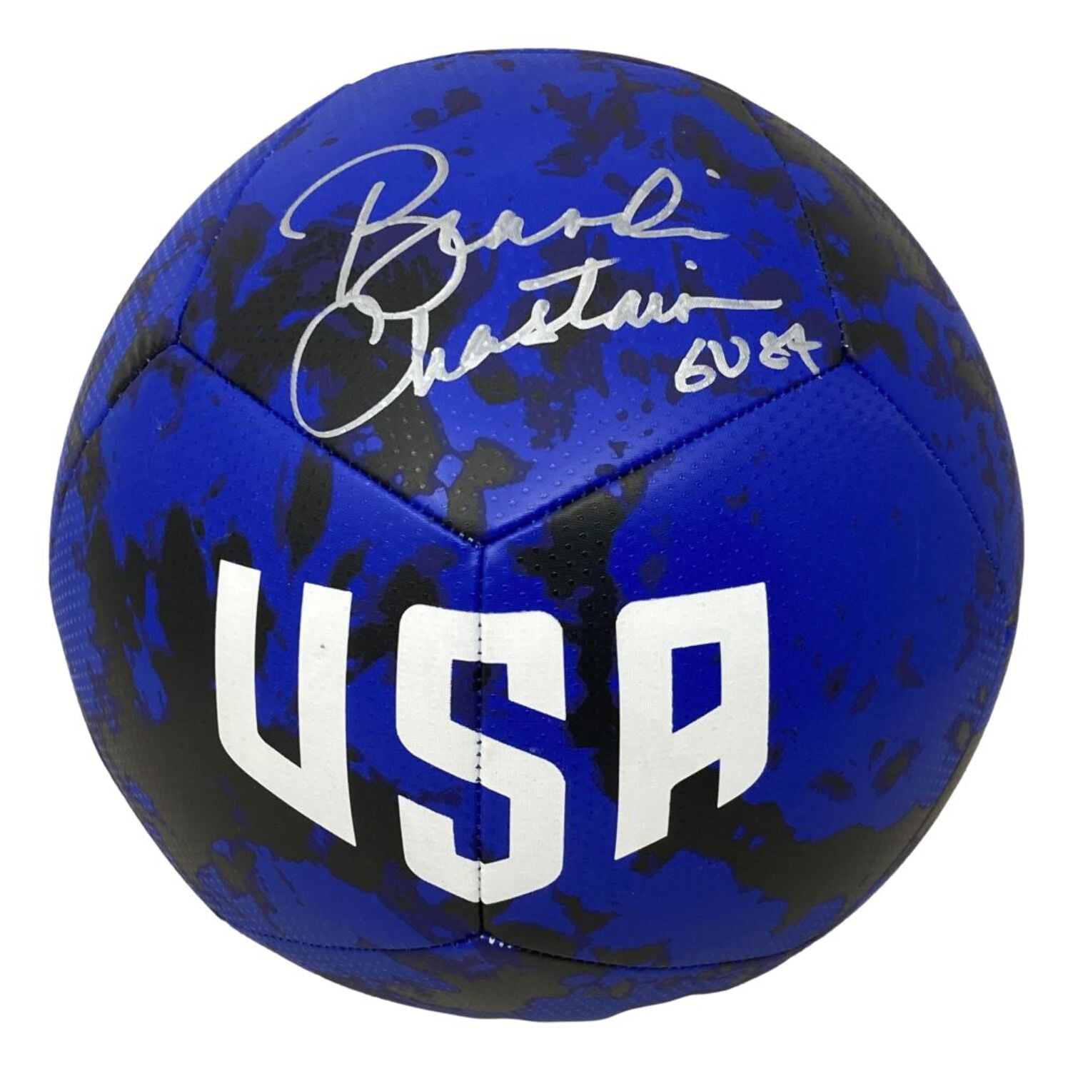 Brandi Chastain Signed USA Blue Nike Soccer Ball BAS ITP - Walmart.com