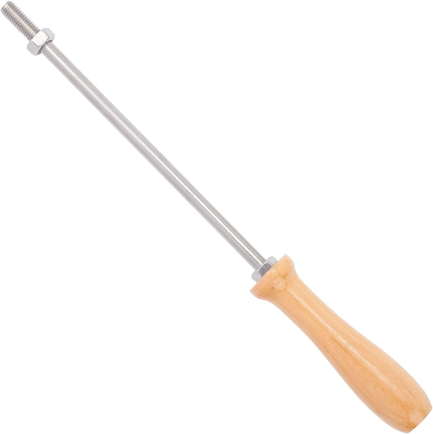 Branding Iron Handle Set Stainless Steel Rob with Wooden Handle for ...
