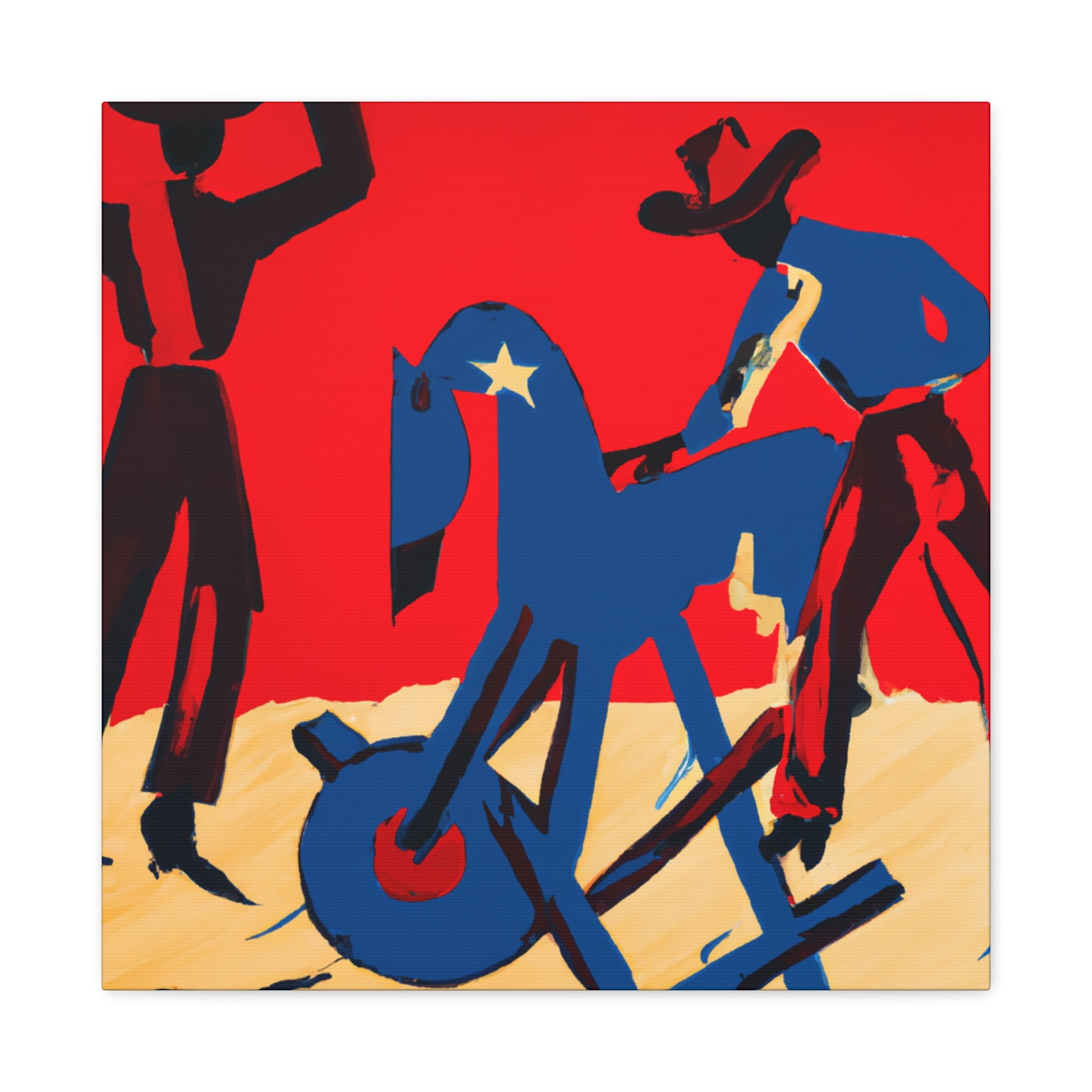 Branding Iron Pop Art - Canvas - Walmart.com