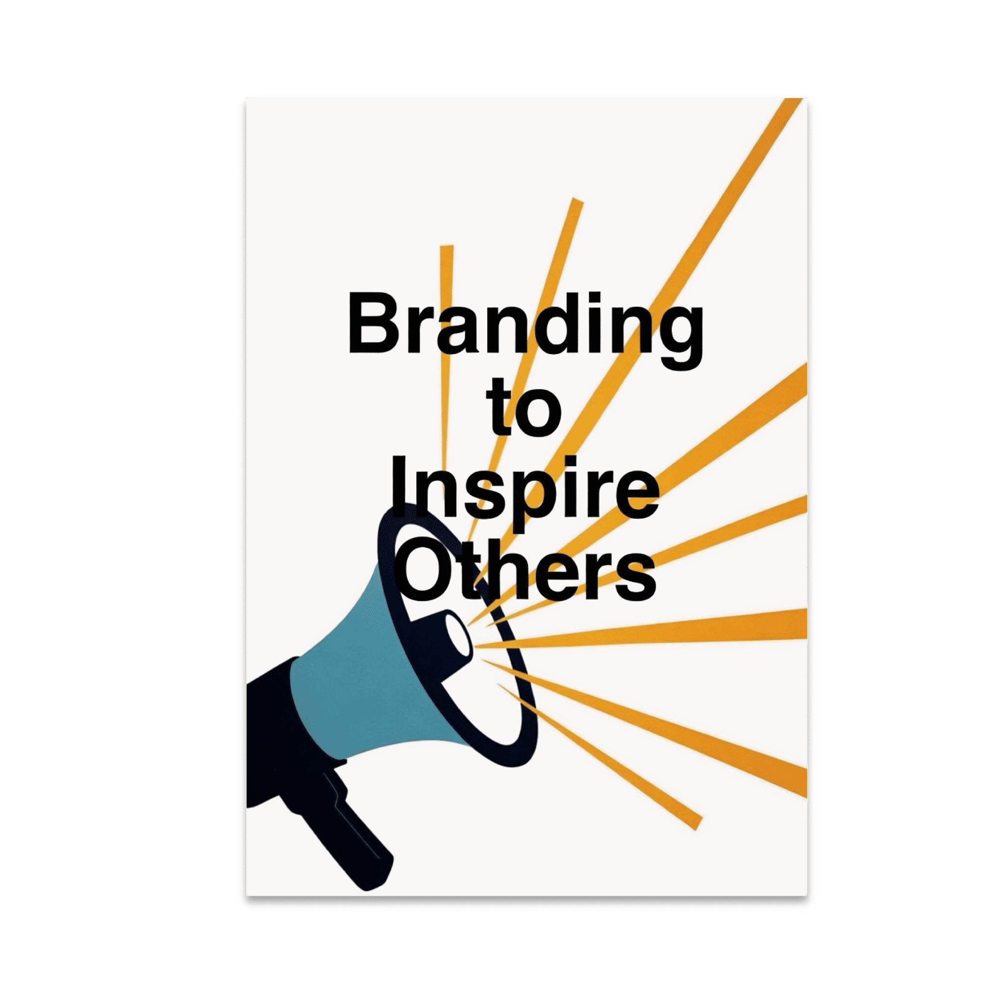 Branding to Inspire Others - Motivational Decor - 13x19 Poster Print ...