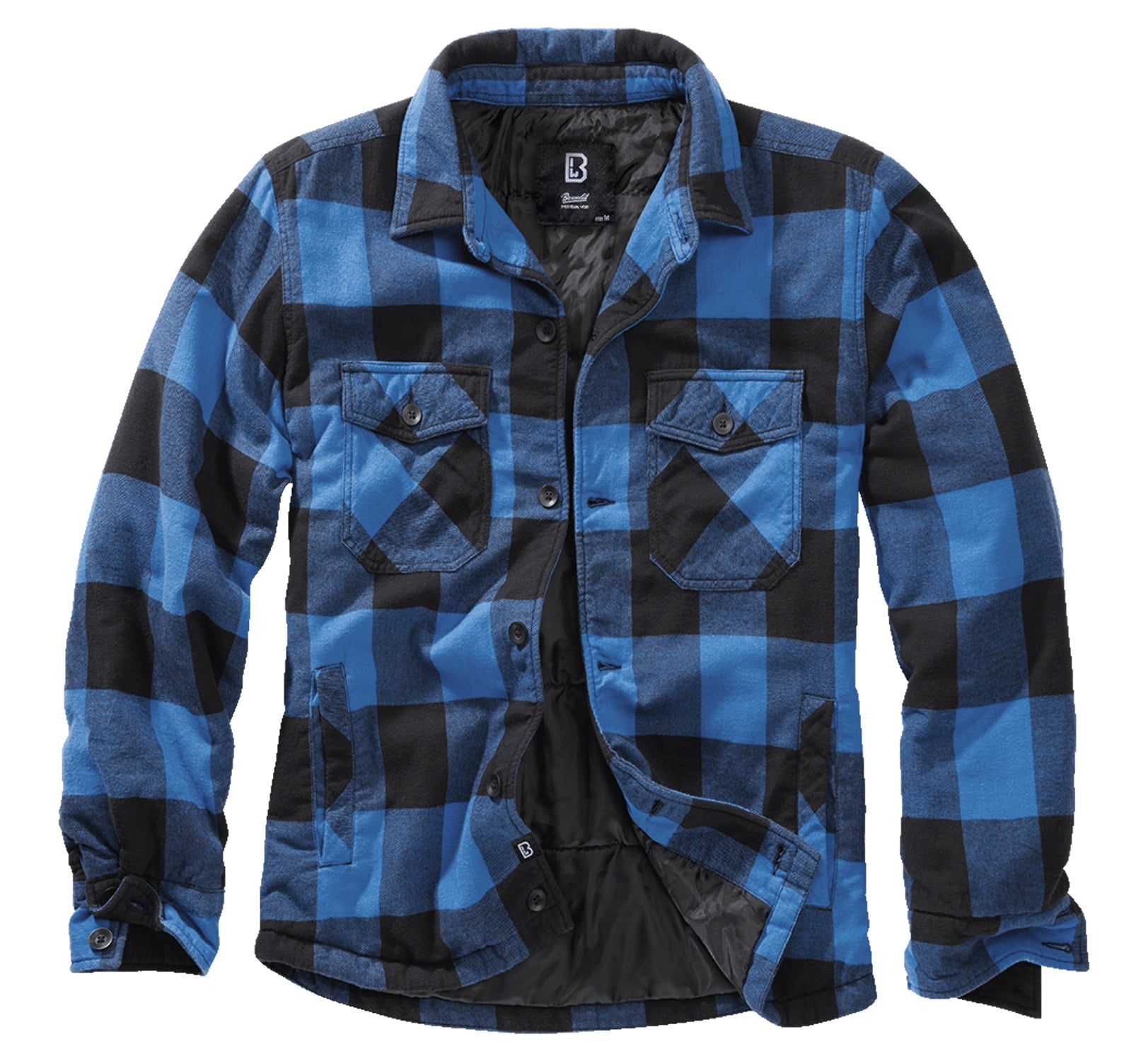 Brandit Flannel Lumber Jacket Quilted - Walmart.com