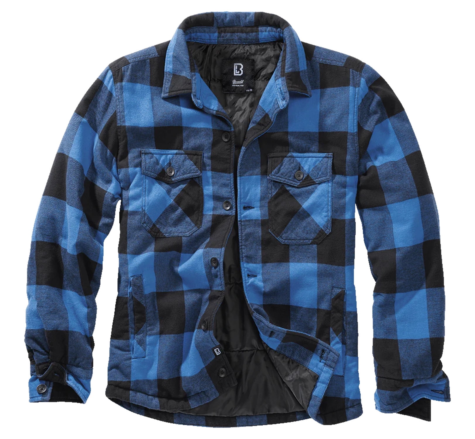 Brandit Flannel Lumber Jacket Quilted - Walmart.com