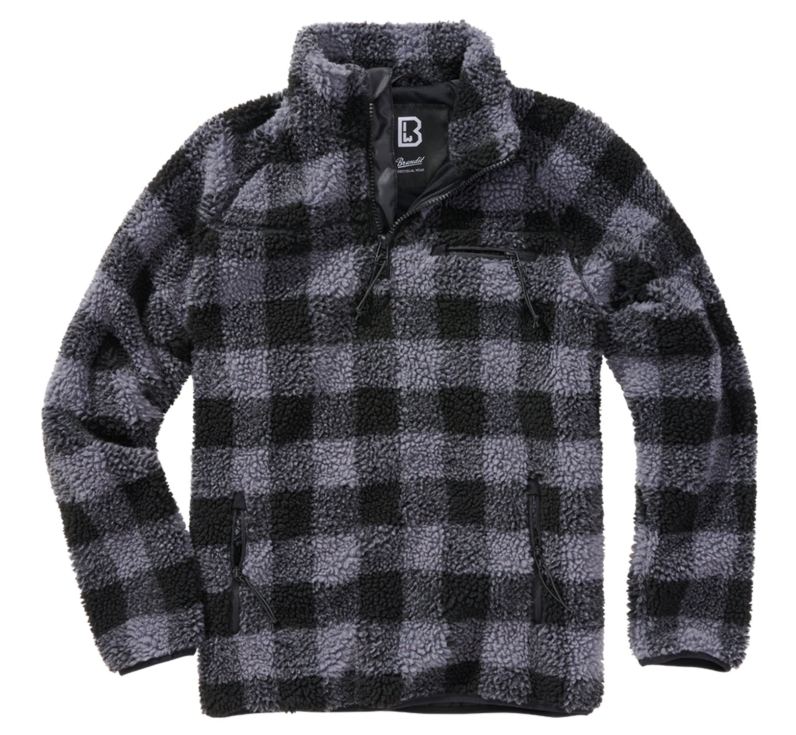 Brandit Fleece Quarter Zip Jacket - Walmart.com