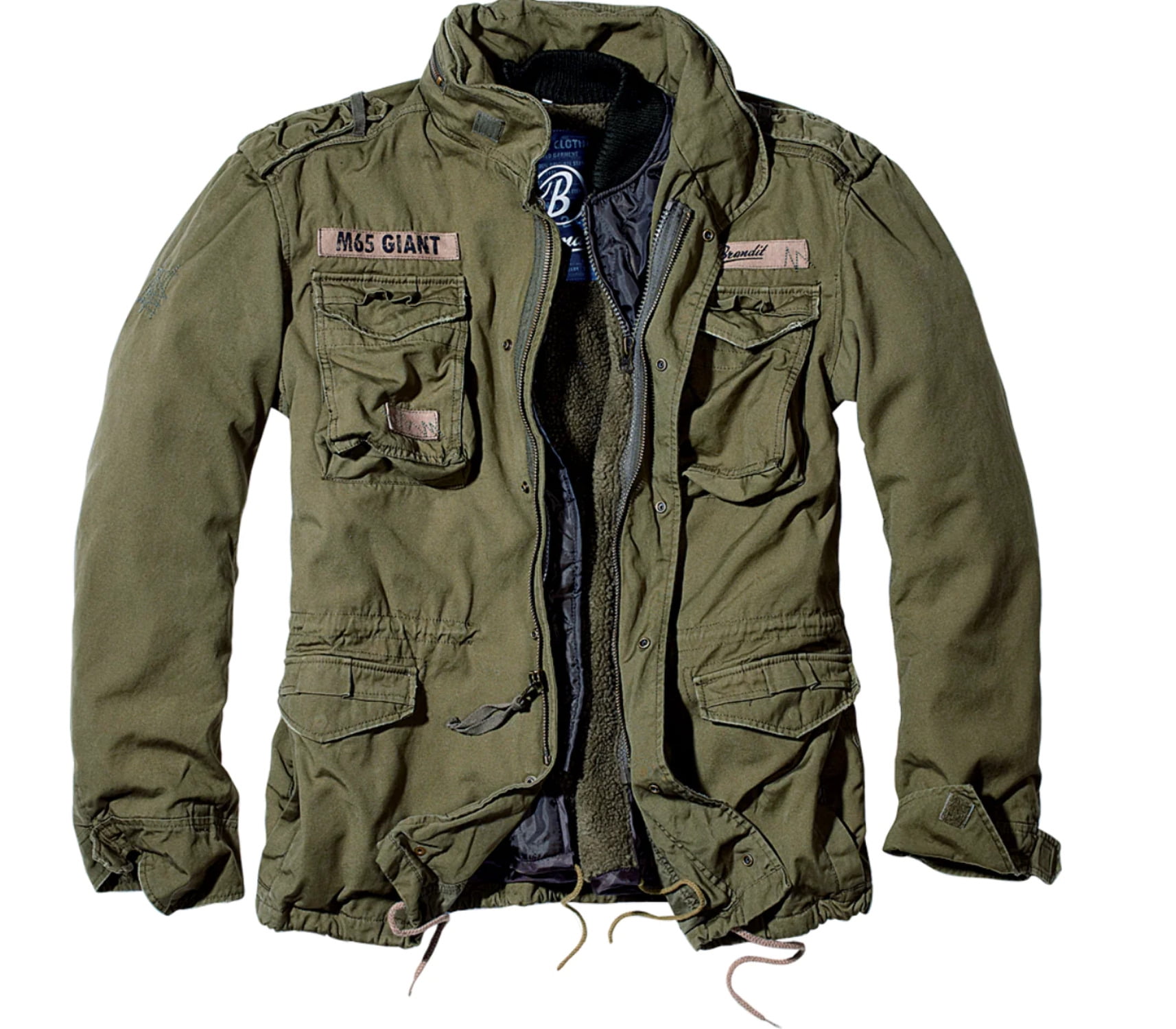 Brandit Olive Heavy Jacket M65 Medium - Walmart.com