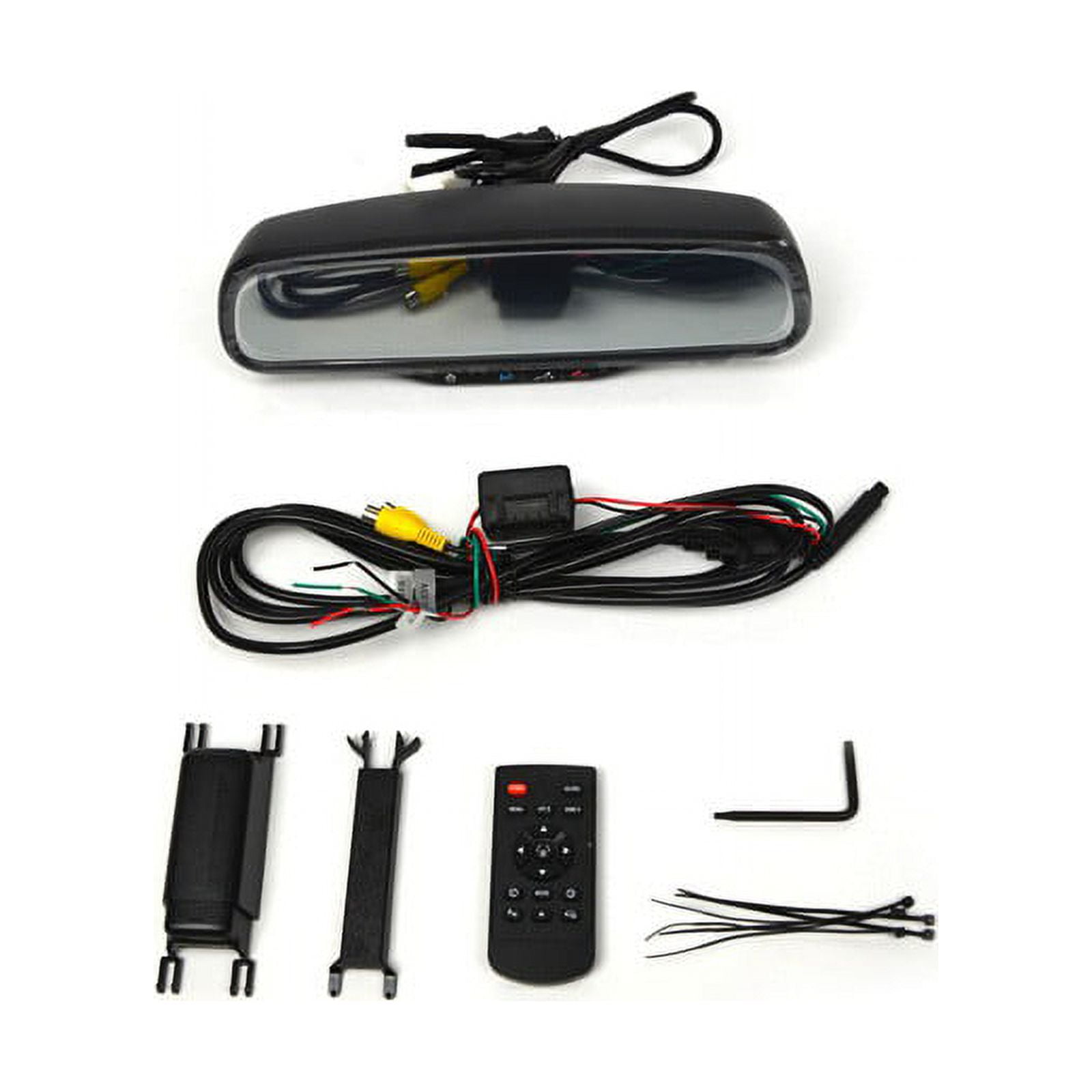 Brandmotion 4.3" Display Mirror with Bluelink Buttons - Walmart.com