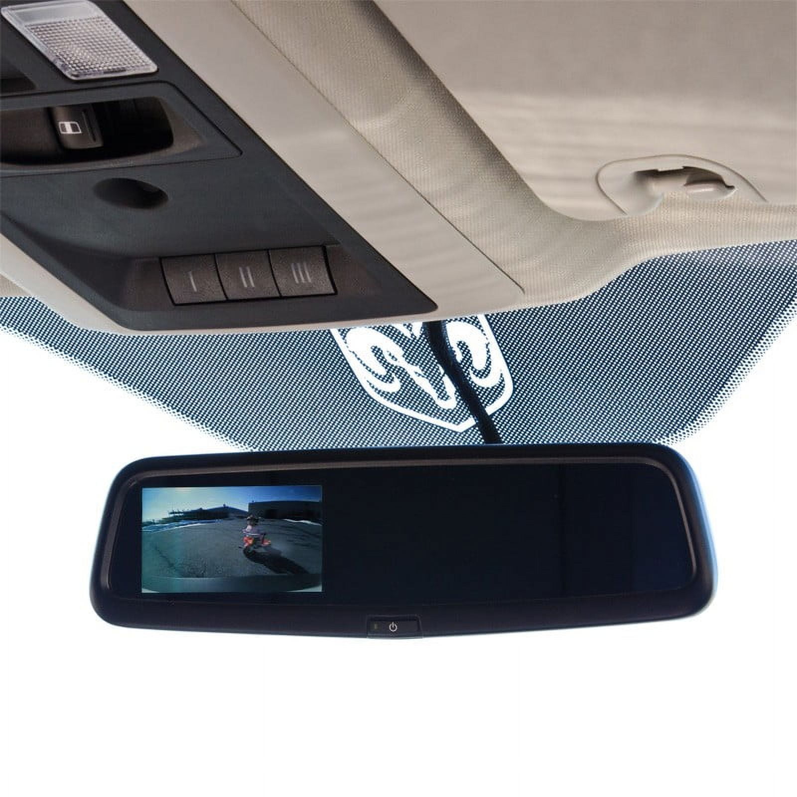 Brandmotion Slimline OEM Auto Dimming Mirror with 3.5" Color Display ...