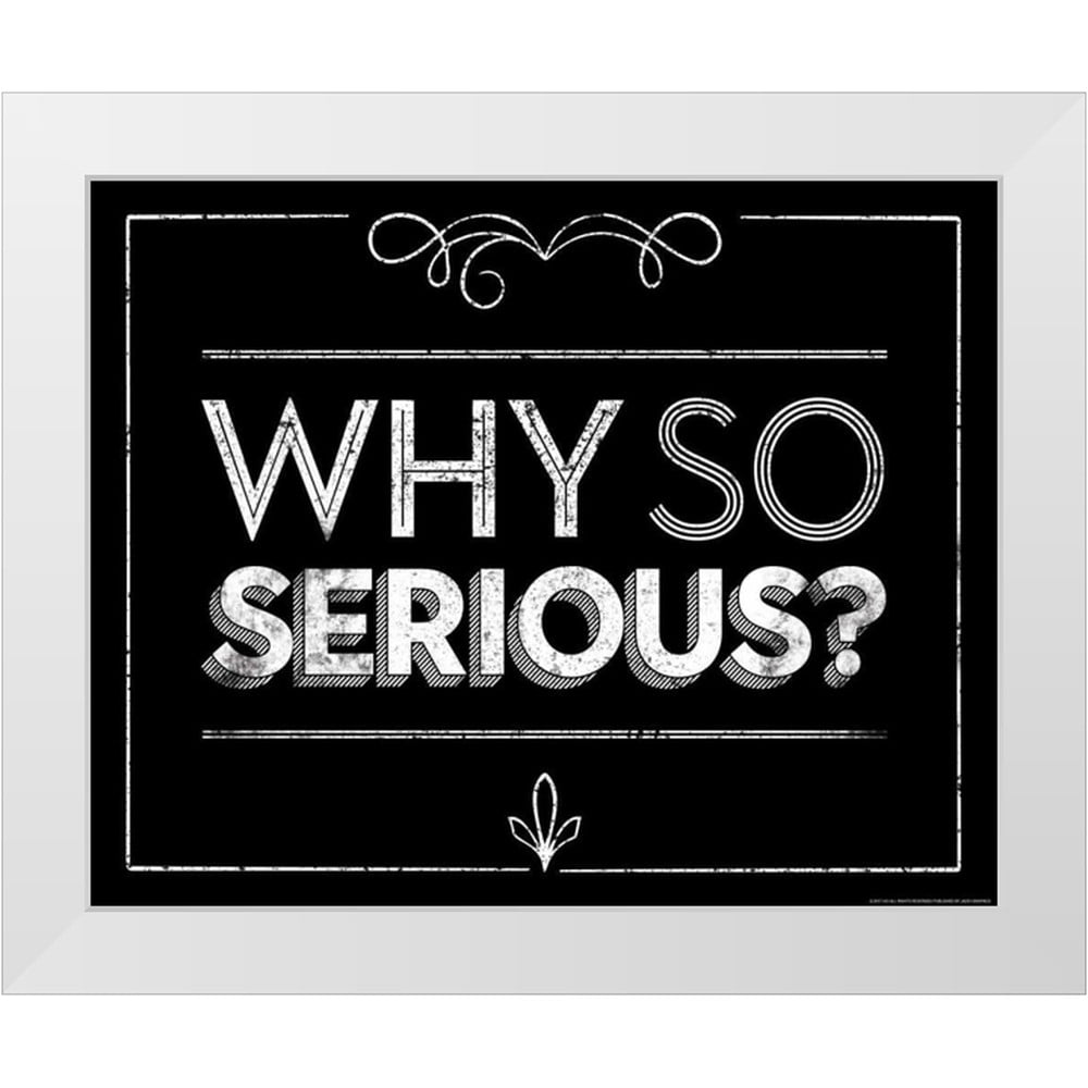 Brando, JJ 32x26 White Modern Wood Framed Museum Art Print Titled - Why ...