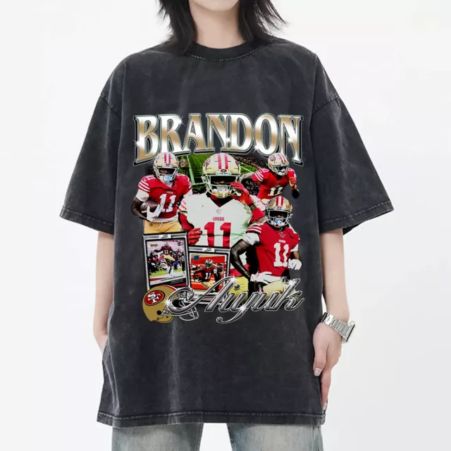 Brandon Aiyuk Limited Football Bootleg Tee Vintage 90s Graphic Shirts ...