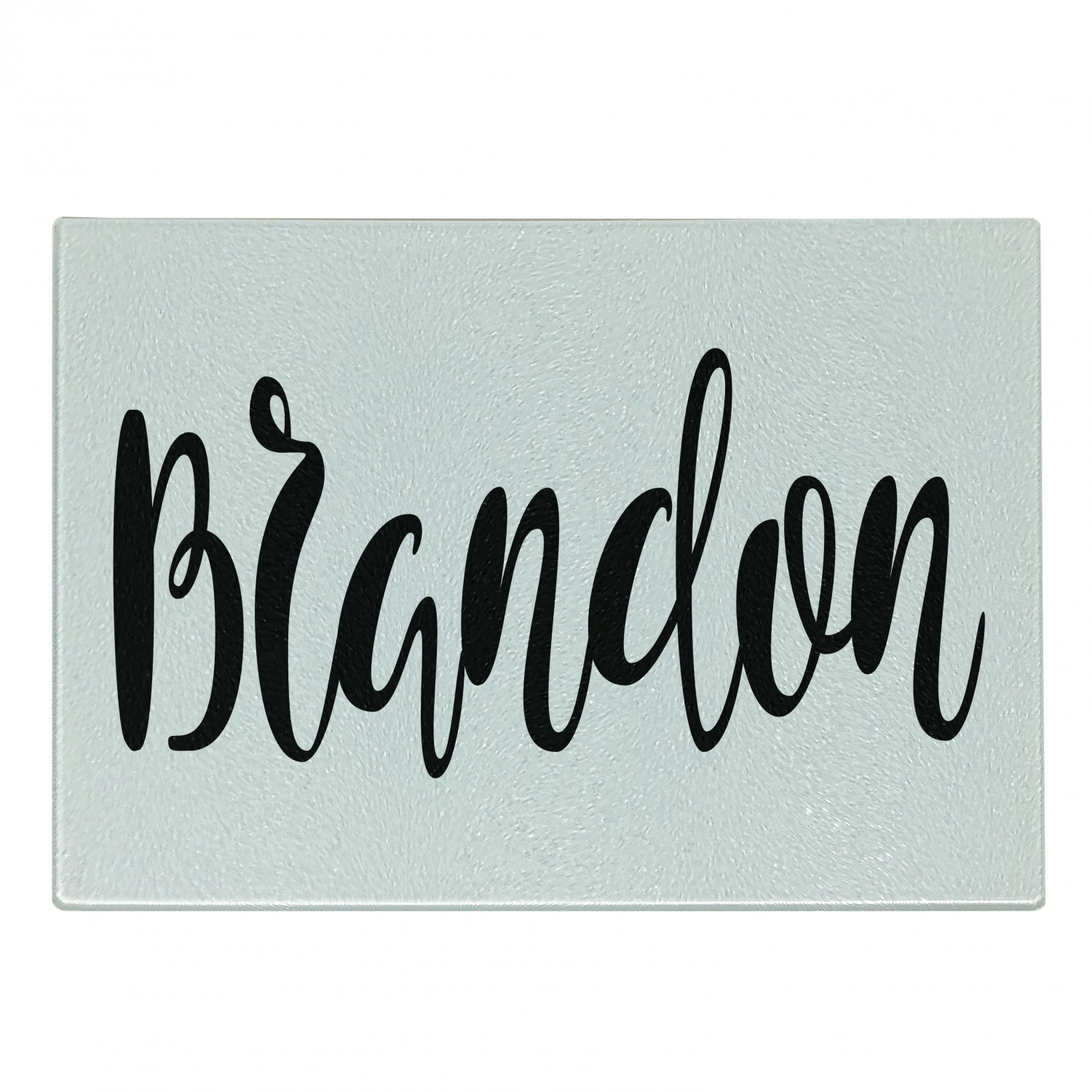 Brandon Cutting Board, Widespread Name Design with Monochrome Letters ...