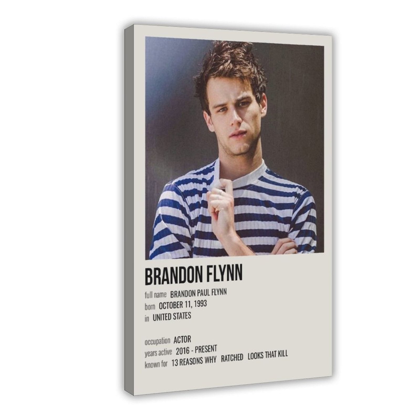 Brandon Flynn Posters Art Print Bedroom Decor for Wall Art Print Gift ...