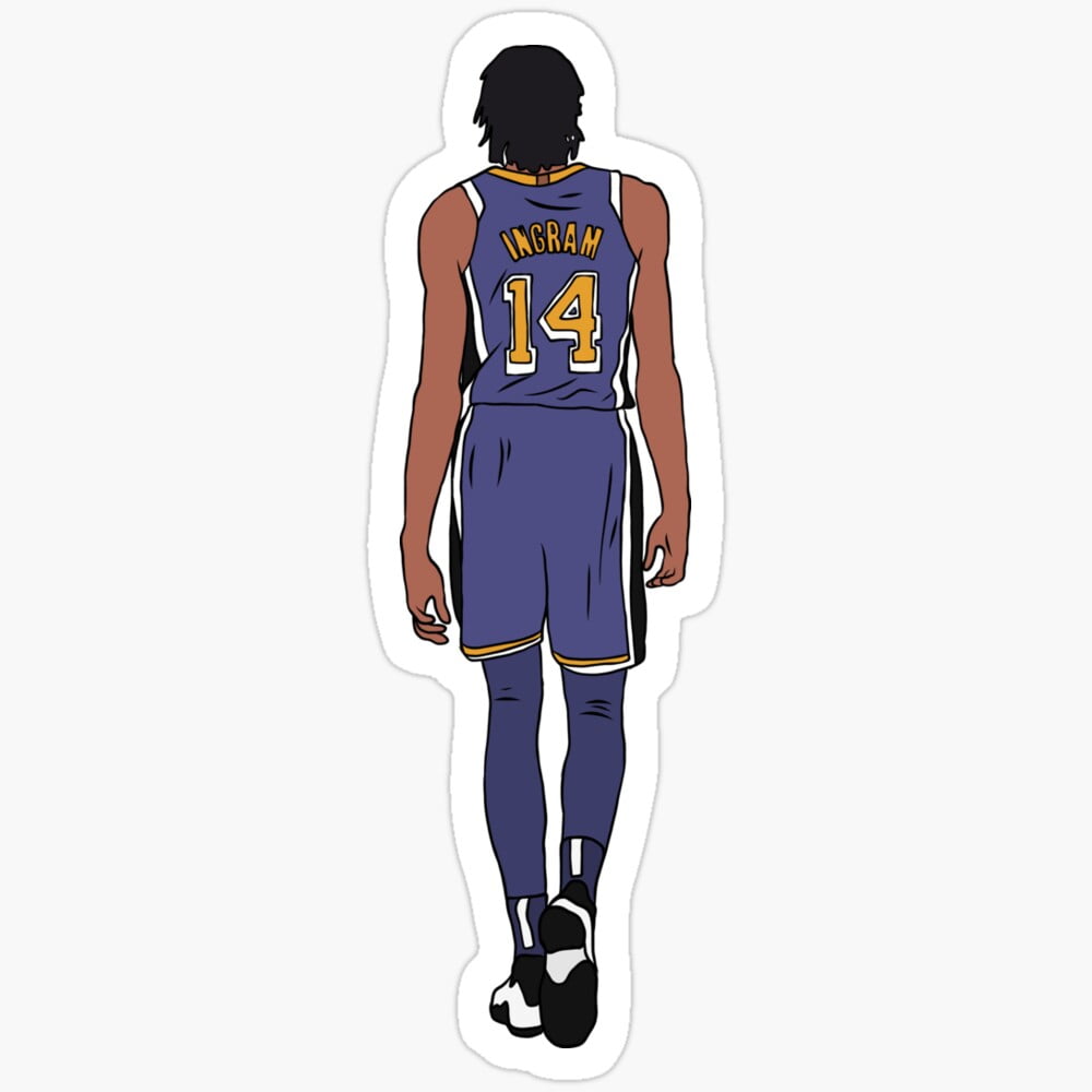 Brandon Ingram Back-To Sticker Phone Decal Water Bottle Stickers Car ...