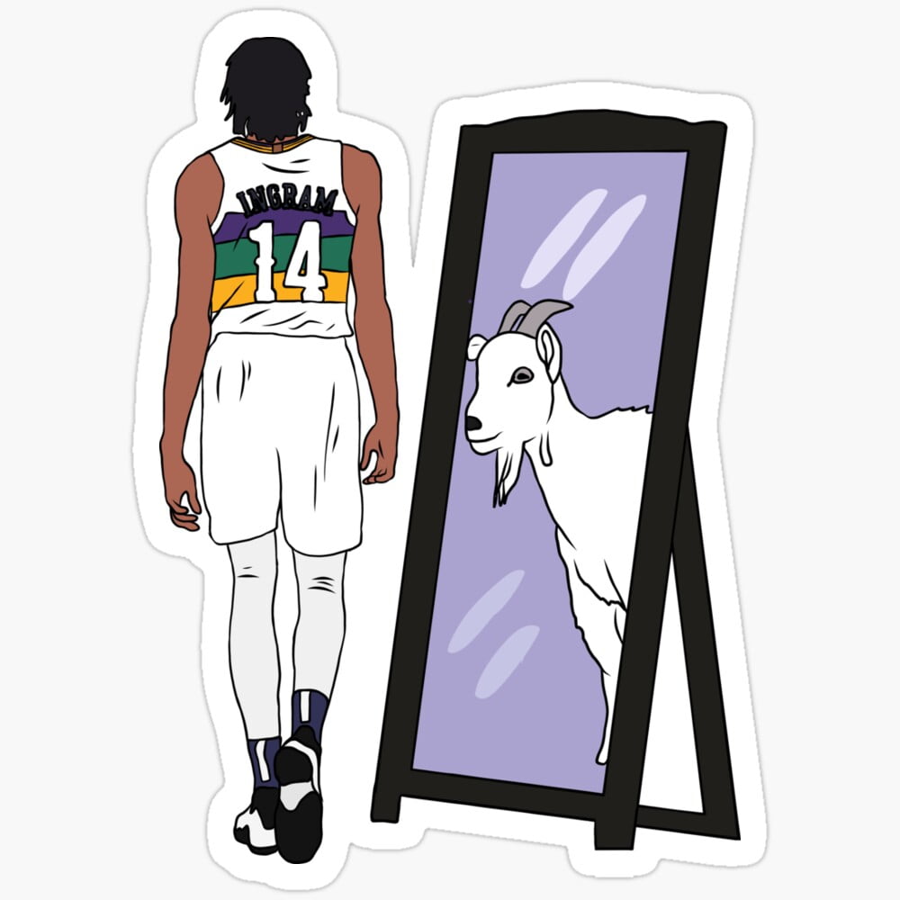 Brandon Ingram Mirror Goat (New Orleans) Sticker Phone Decal Water ...