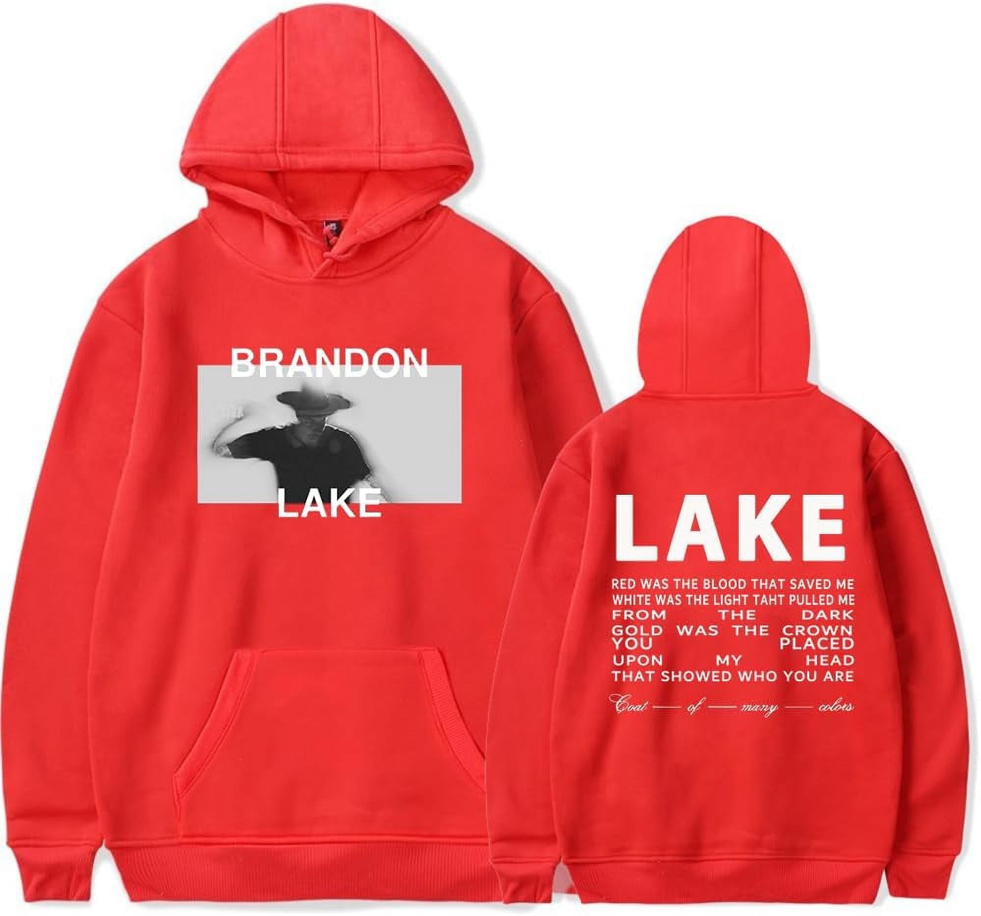 Brandon Lake Merch Hoodie Photo Printed Long Sleeve Pullovers For Fans ...
