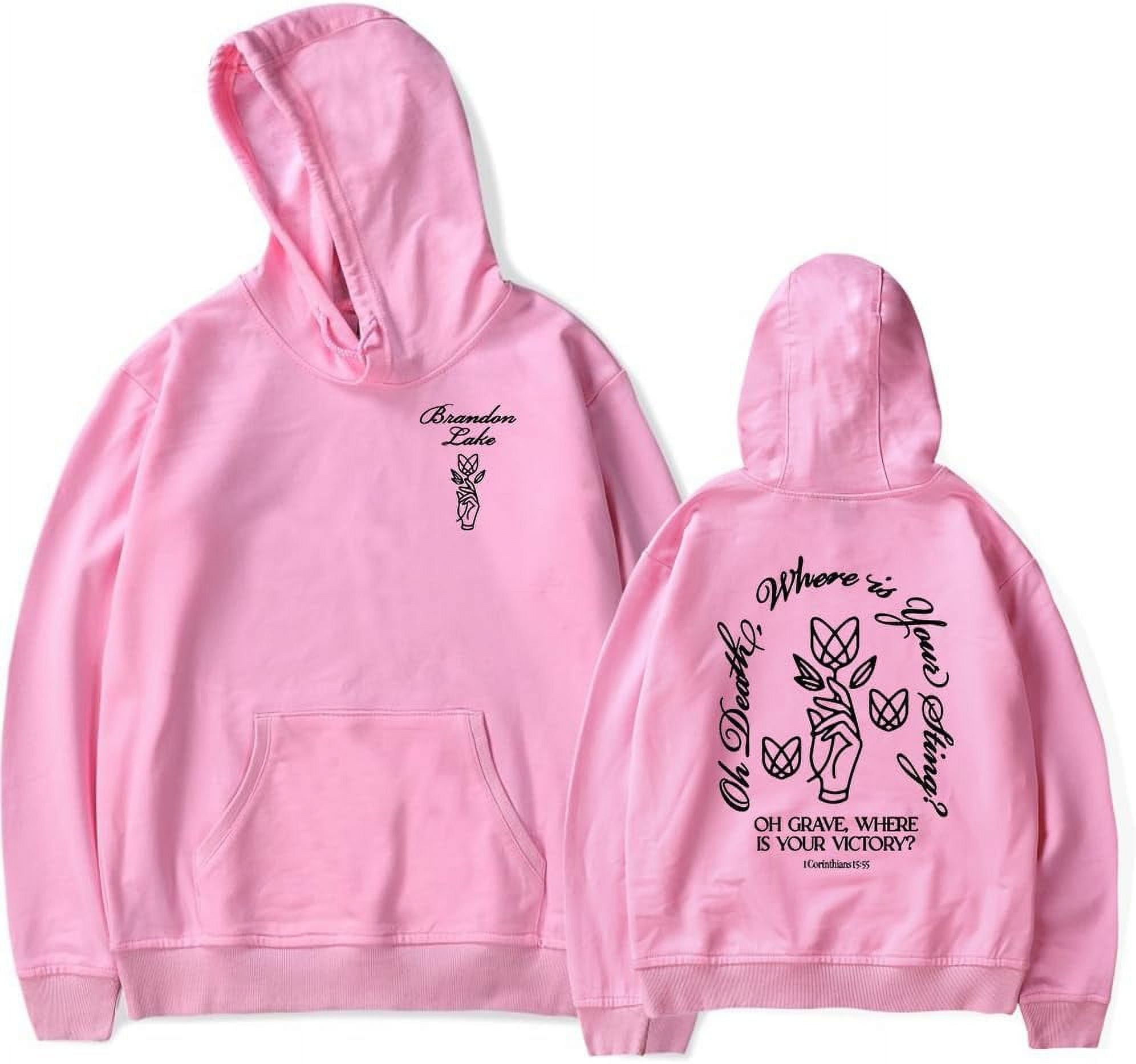 Brandon Lake Merch Hoodie Where Is Your Victory Long Sleeve For Men ...