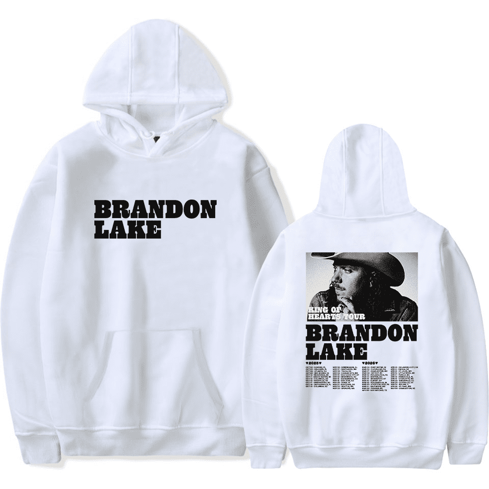 Brandon Lake Merch King Of Hearts Tour Date 2026 Hoodie Long Sleeve Fan ...
