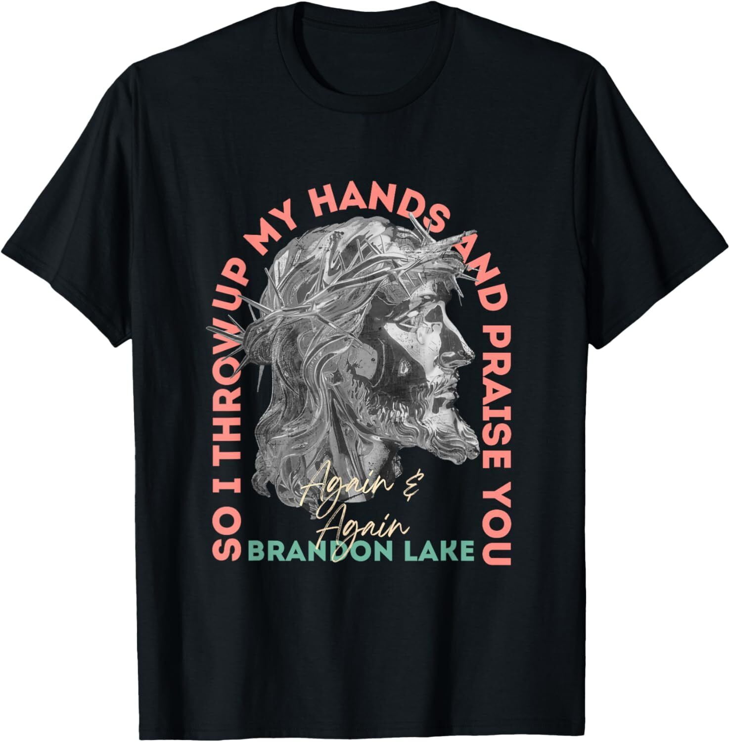 Brandon Lake Merch Let Your Lion Out Jesus T-Shirt - Walmart.com