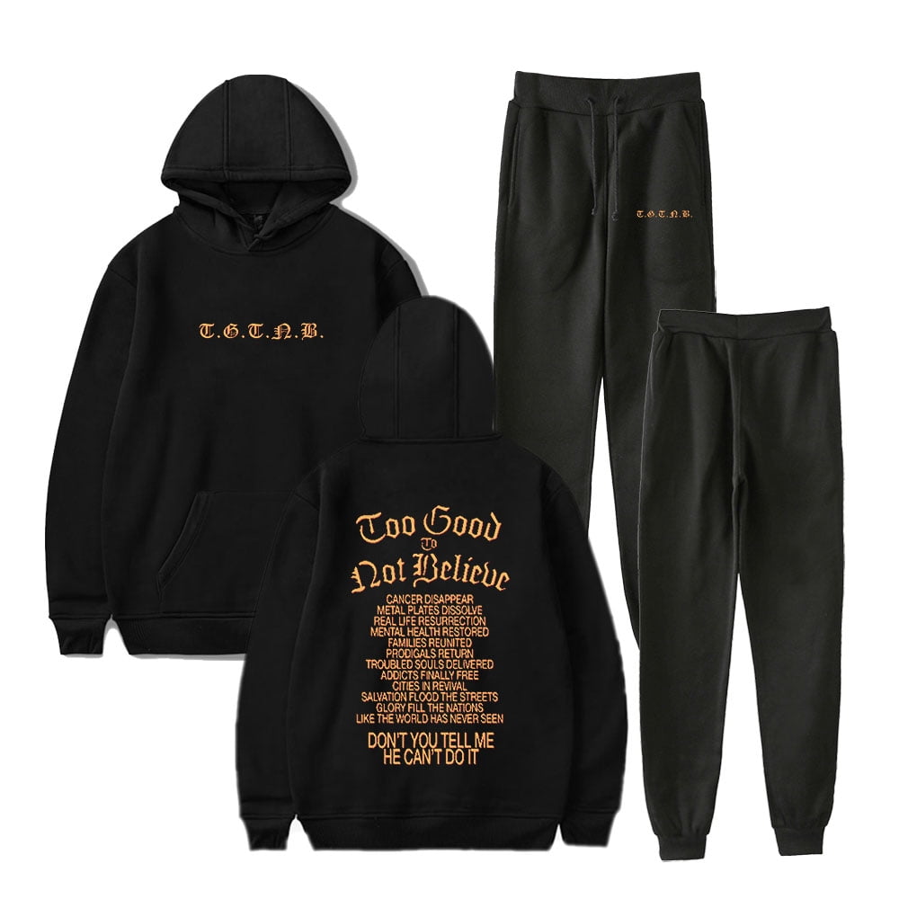 Brandon Lake Too Good to Not Believe Hoodie Suit Streetwear Two Piece ...