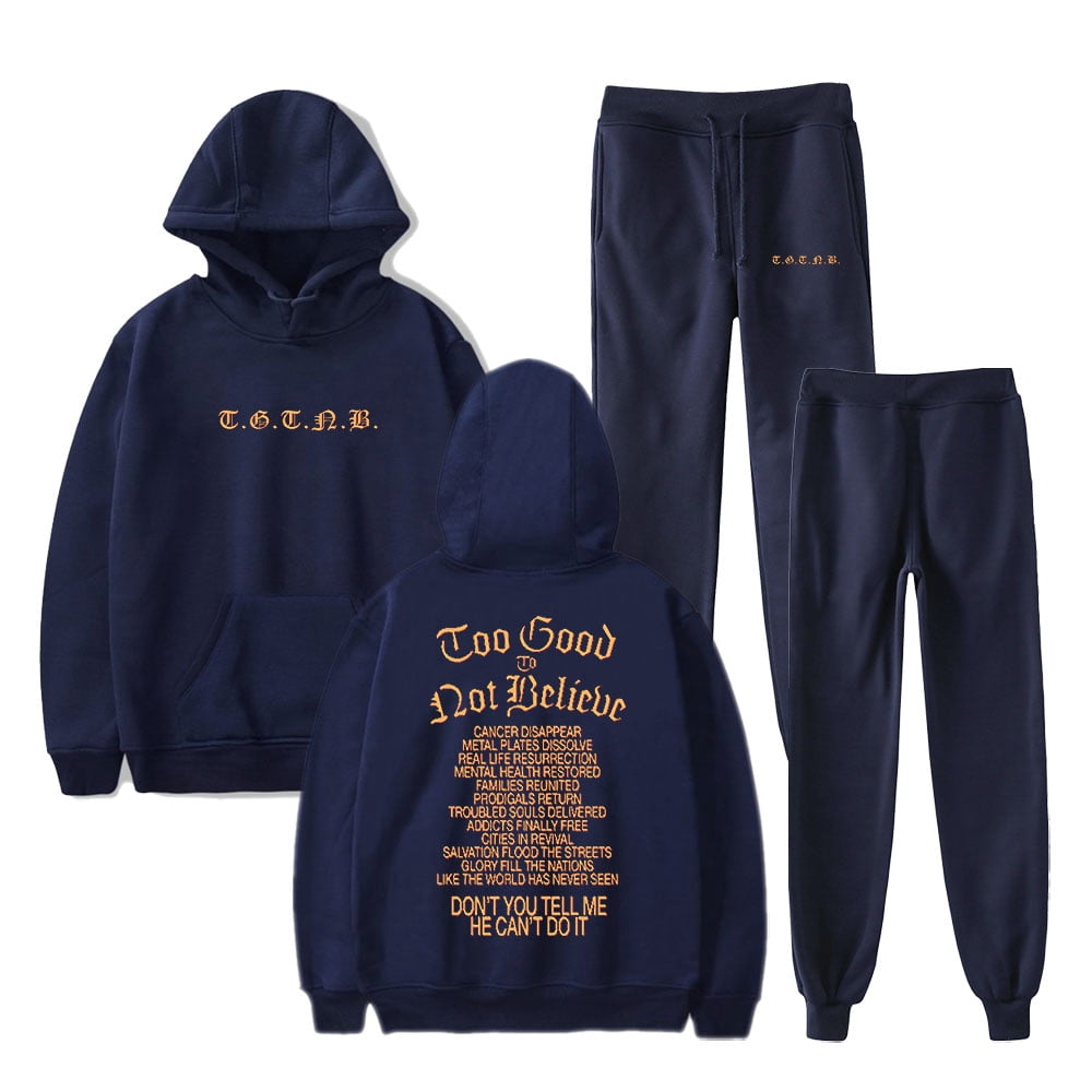 Brandon Lake Too Good to Not Believe Hoodie Suit Streetwear Two Piece ...