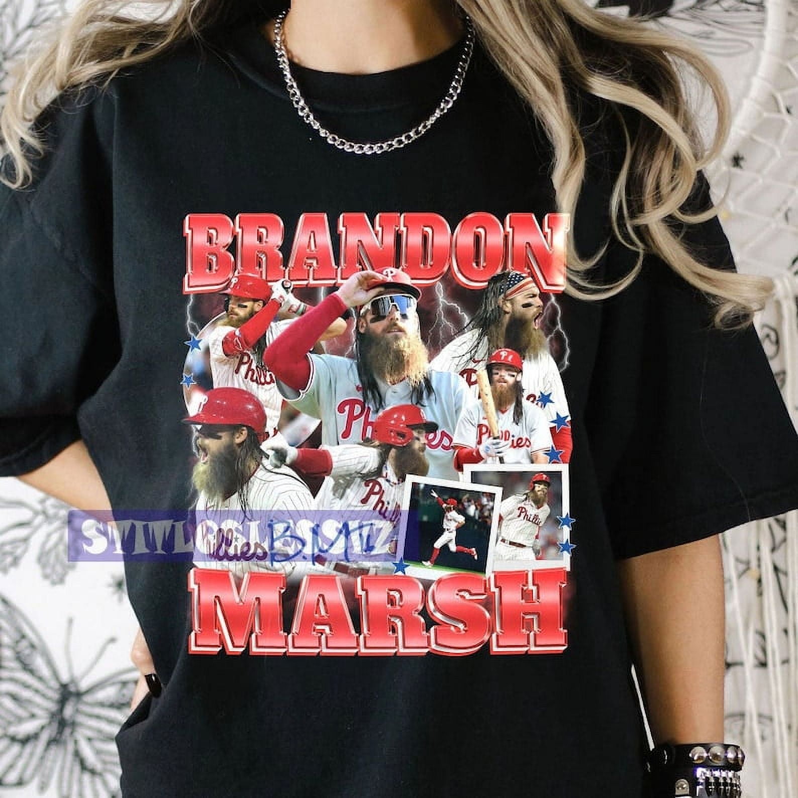 Brandon March 90s Baseball TT-Shirt Bootleg Tee Design Graphic Tee, UP ...