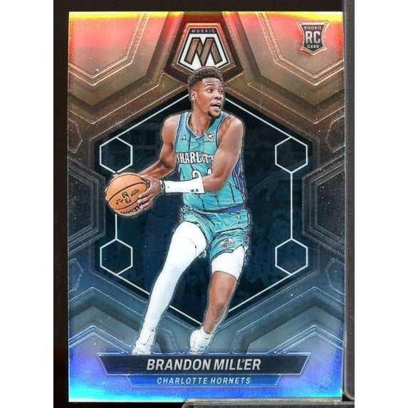 Brandon Miller Rookie Card 2023-24 Panini Mosaic #202 - Walmart.com