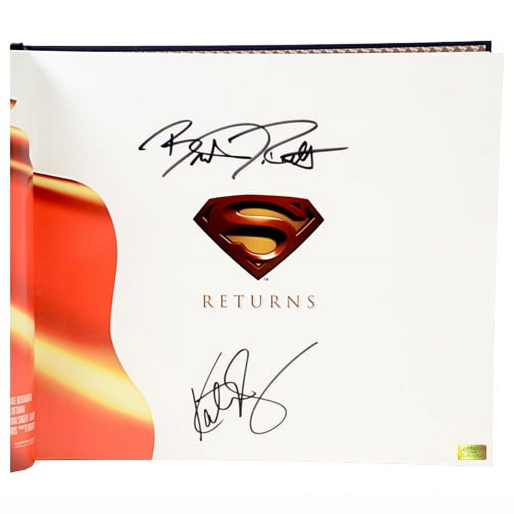 Brandon Routh and Kate Bosworth Autographed Superman Returns Book ...