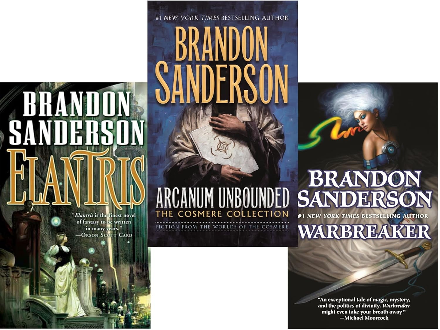 Brandon Sanderson 3 Books Collection Set - Walmart.com