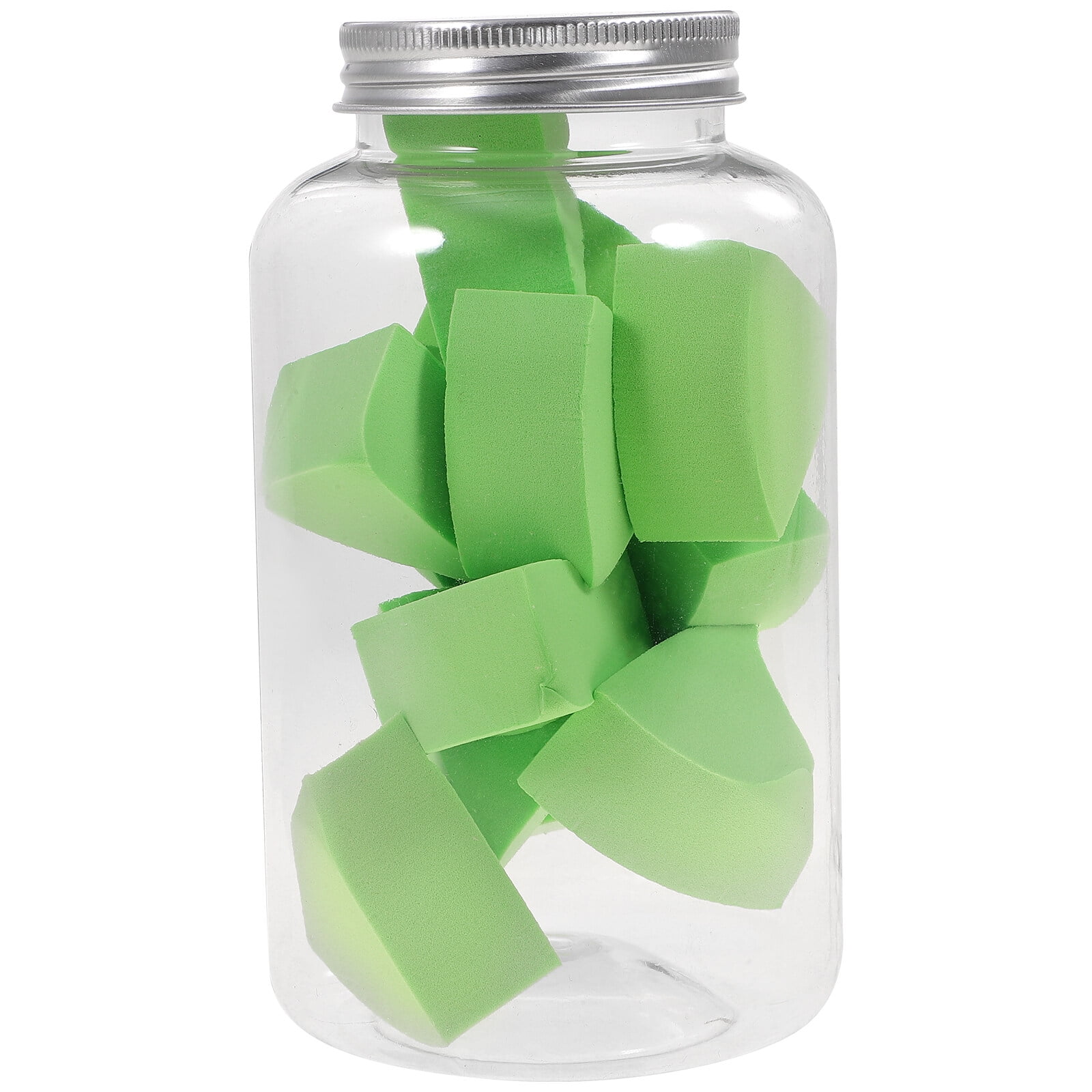 Brandonz 12pcs Green Makeup Sponge Puff Blender for Liquid, Cream, and ...