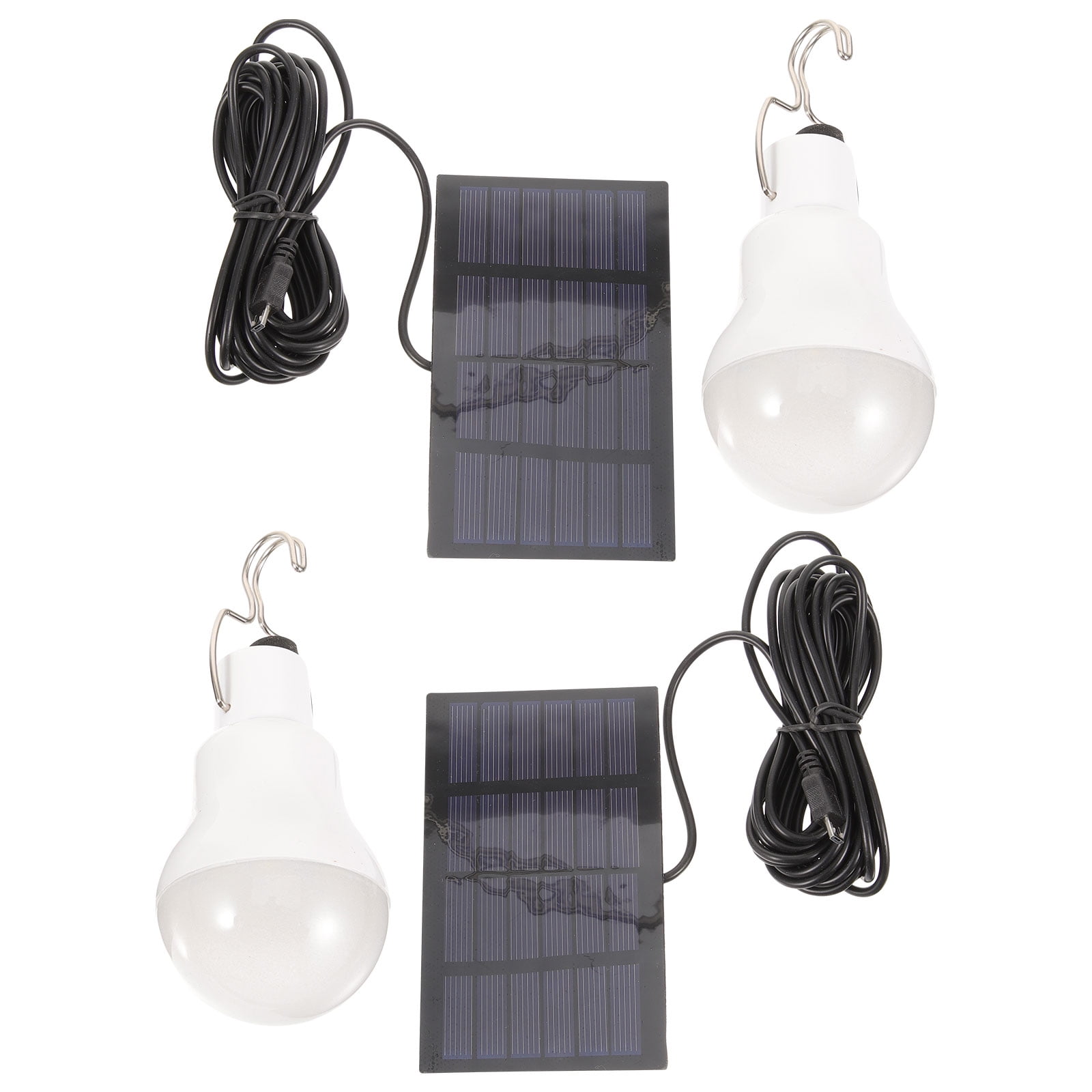 Brandonz 2pcs Solar Powered Light Solar Light Indoor Home Solar Powered ...