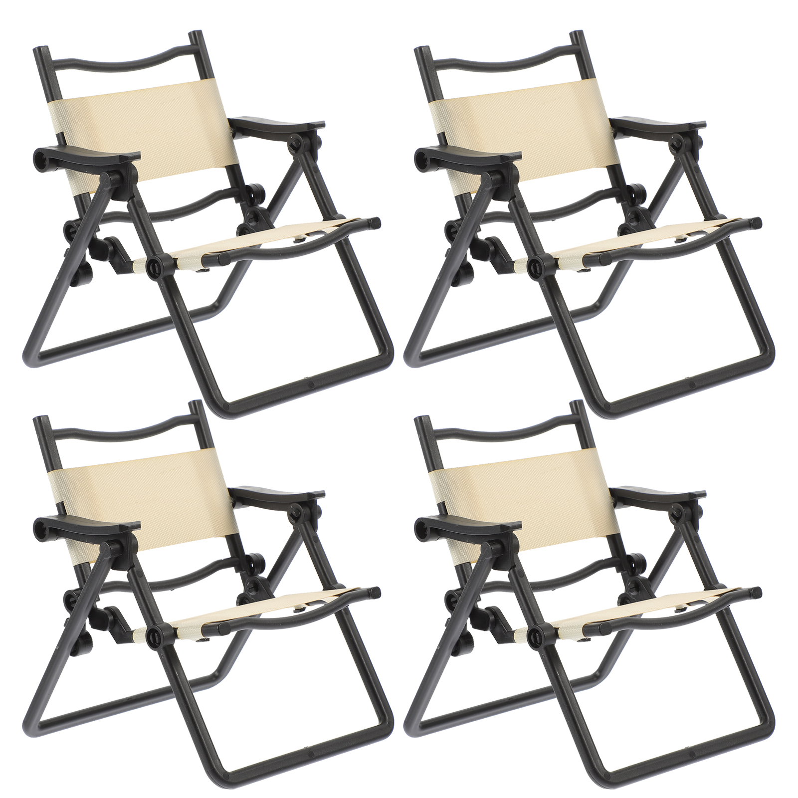 STRANDCHIC Miniature Beach Chair Assorted Color Plastic Folding Chair ...