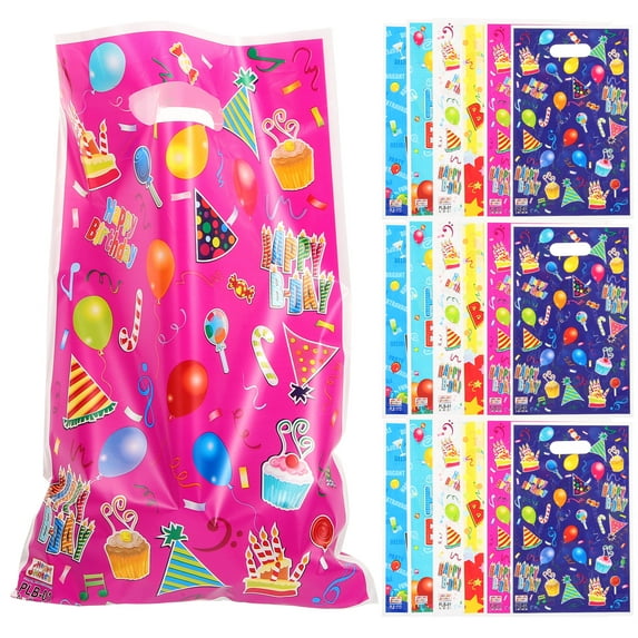 Brandonz 60Pcs Goodie Bags Birthday Bags for Classroom Birthday Goodie ...