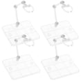 Etereauty Adjustable Clear Action Figure Display Stands 4pcs, PVC, 9 ...