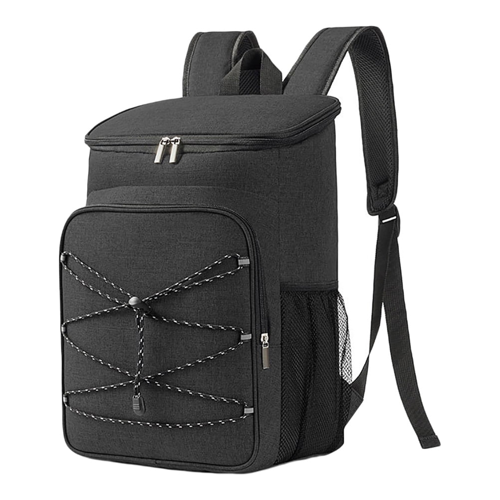 STRANDCHIC Durable Black Cooler Backpack for Outdoor Storage ...