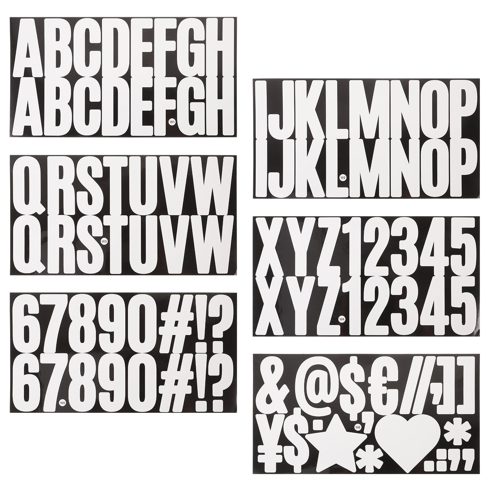 Brandonz Self Adhesive Vinyl Letter Stickers For Mailbox And Signs