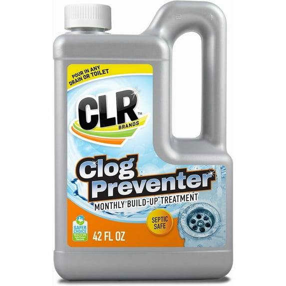 Brands Clog Preventer Monthly Build Up Remover, 42 oz. Bottle, Drain ...