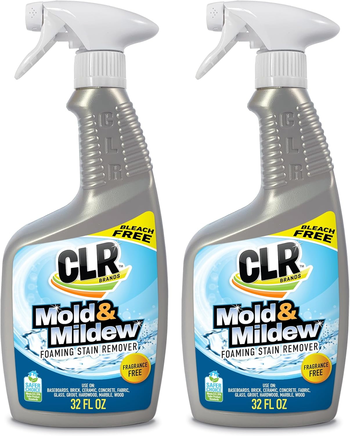 Brands Mold and Mildew Stain Remover, 32 oz. Spray Bottle, Pack of 2 ...
