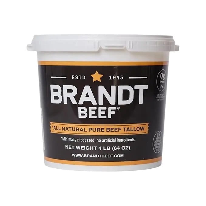 Brandt Beef Tallow - 100% Pure Beef Tallow - 64 oz - Walmart.com