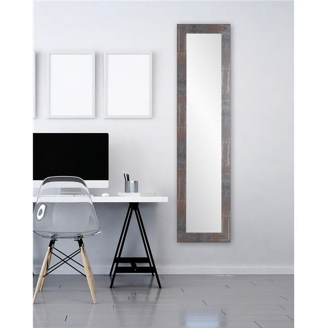 BrandtWorks Urban Industrial Loft Slim Full Length Mirror - Dark Gray ...