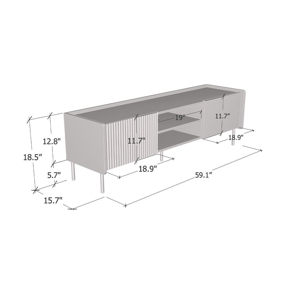 Brandy 2D TV Stand - Walmart.com