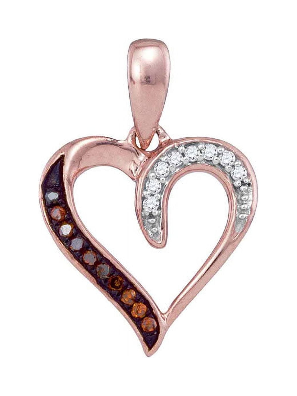 Brandy Diamond 10K Ravishing Rose Gold Dark Chocolate Brown Diamond ...