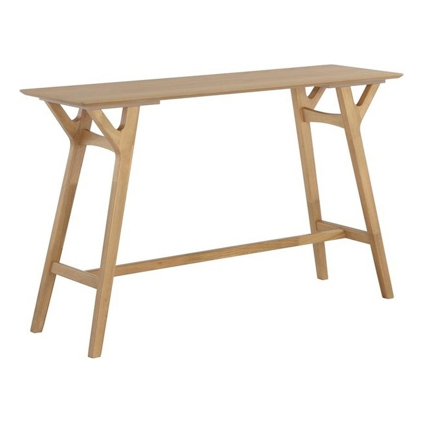 Brant House Haisley Mid-Century Wood Counter Table in Natural - Walmart.com