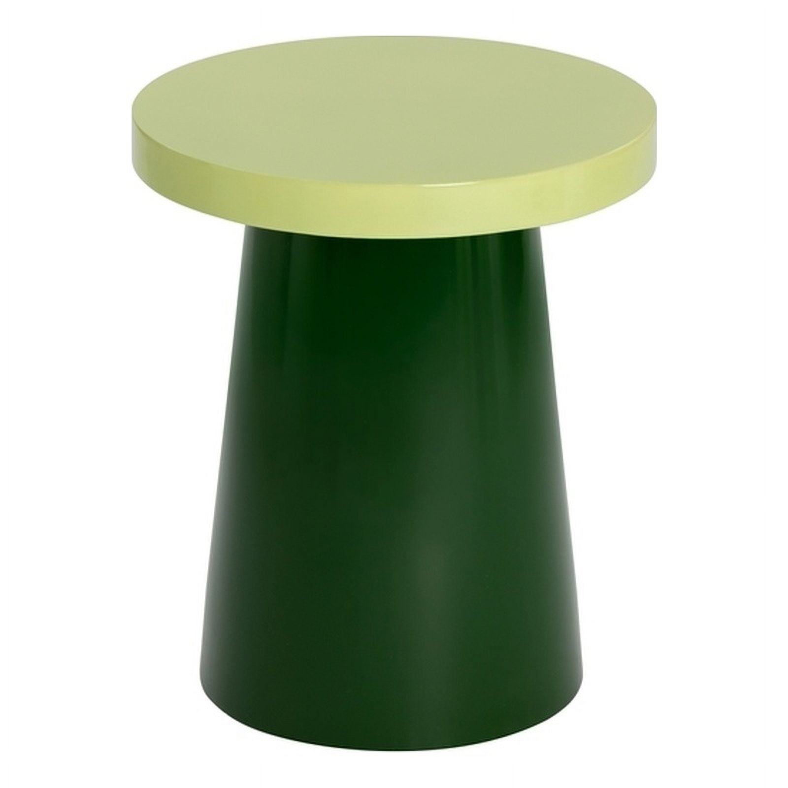 Brant House Porcini Concrete End Table - Large - Light Green / Green ...