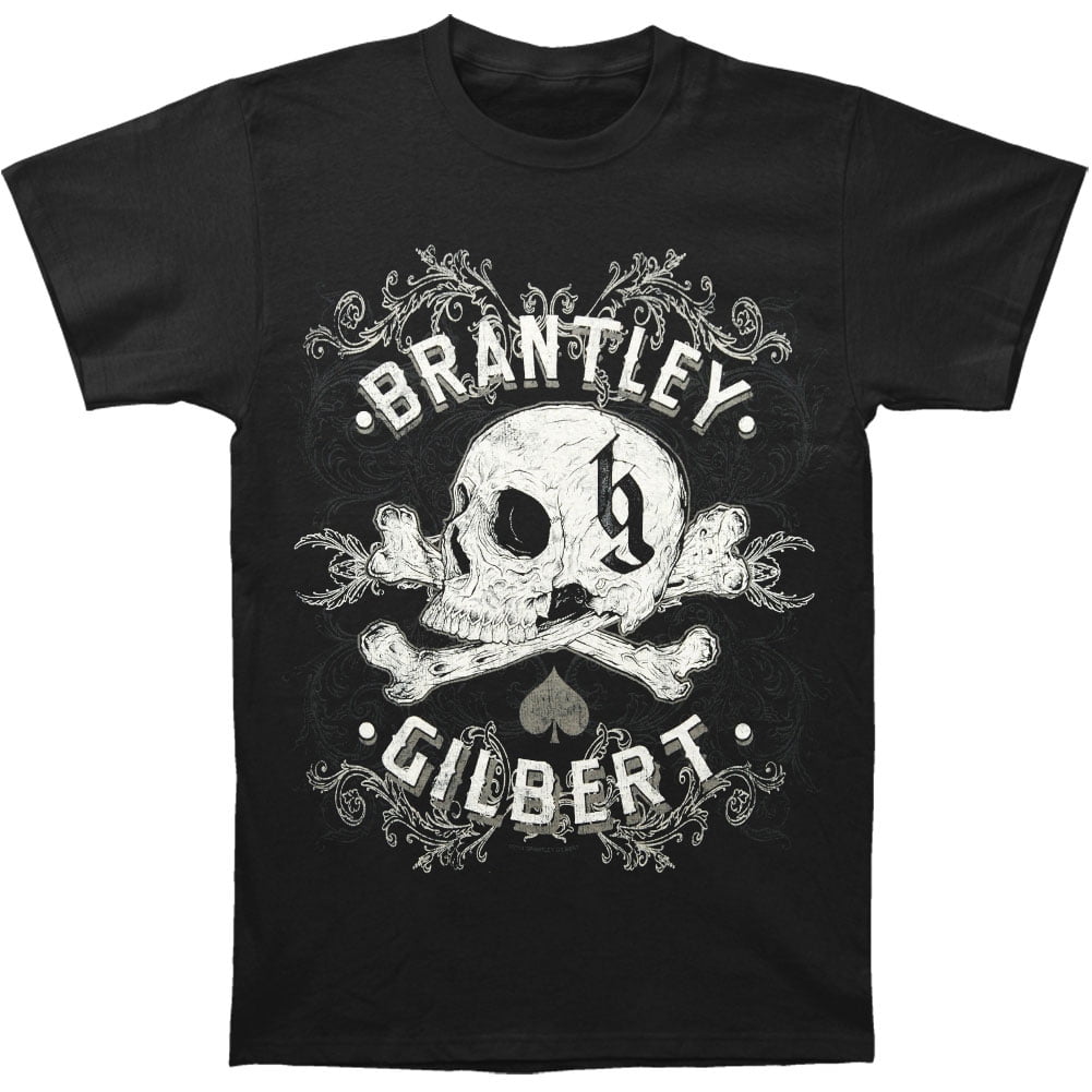 Brantley Gilbert Men's Ornate Skull T-shirt Medium Black - Walmart.com