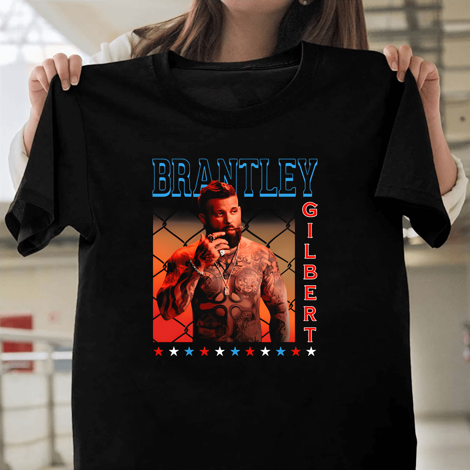 Brantley Gilbert Tattoos Country Rock Singer Songwriter Music Fan Merch ...