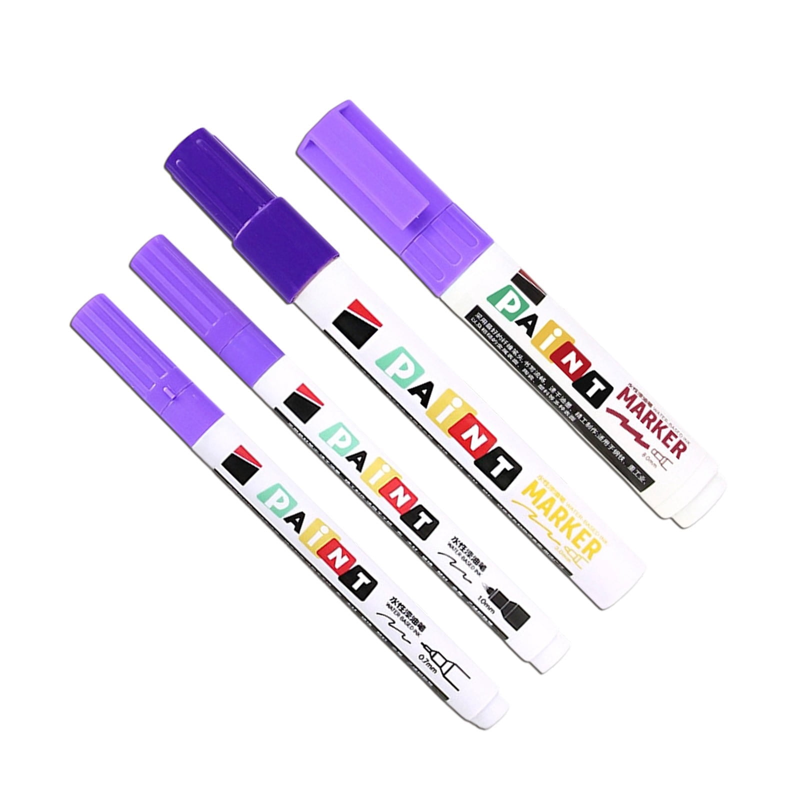Braonee Stone Tablet up Pen 1 Set of 4 Pcs, Large Capacity Metal Marker ...