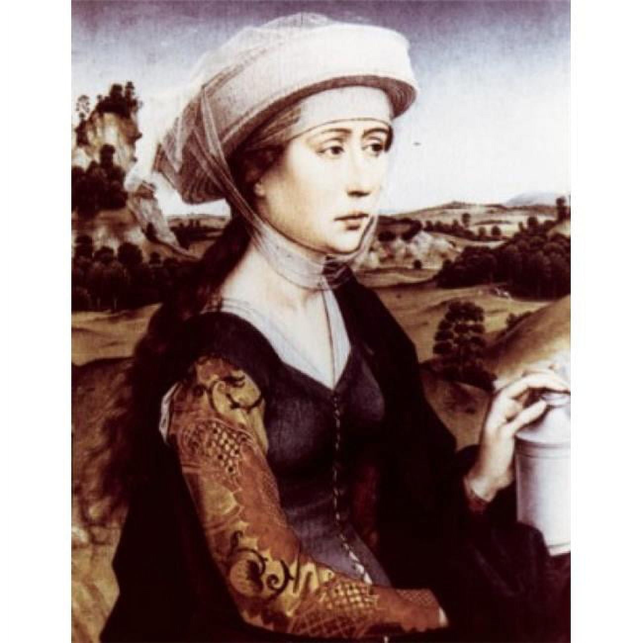 Braque Triptych St Mary Magdalene Right Panel by Rogier Van Der Weyden ...