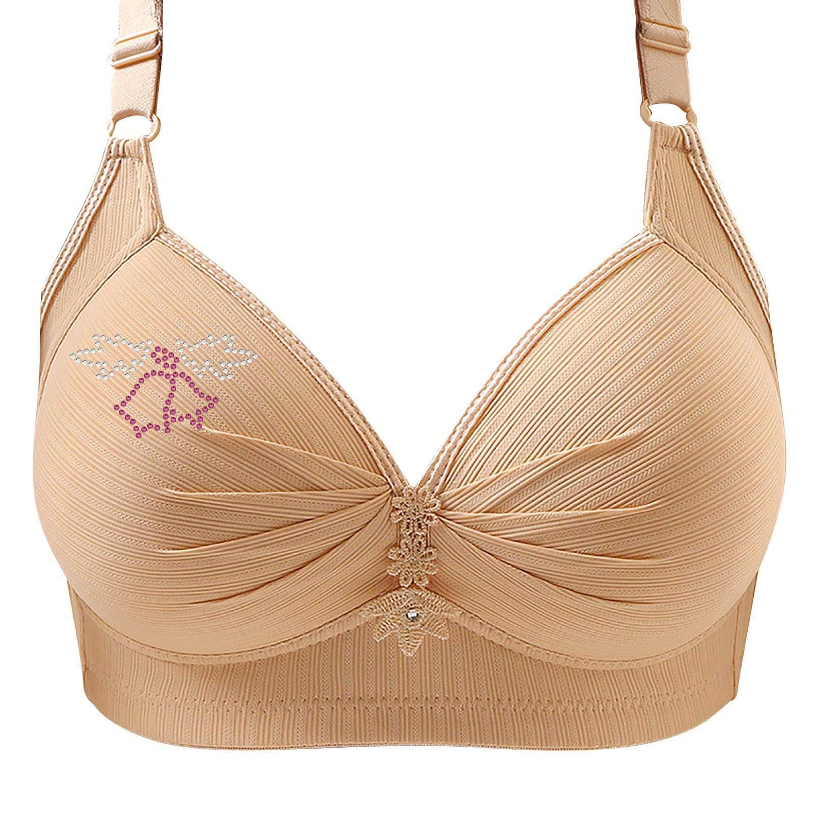 Bras For Women Full Coverage Wireless Bras No Underwire Supportive ...