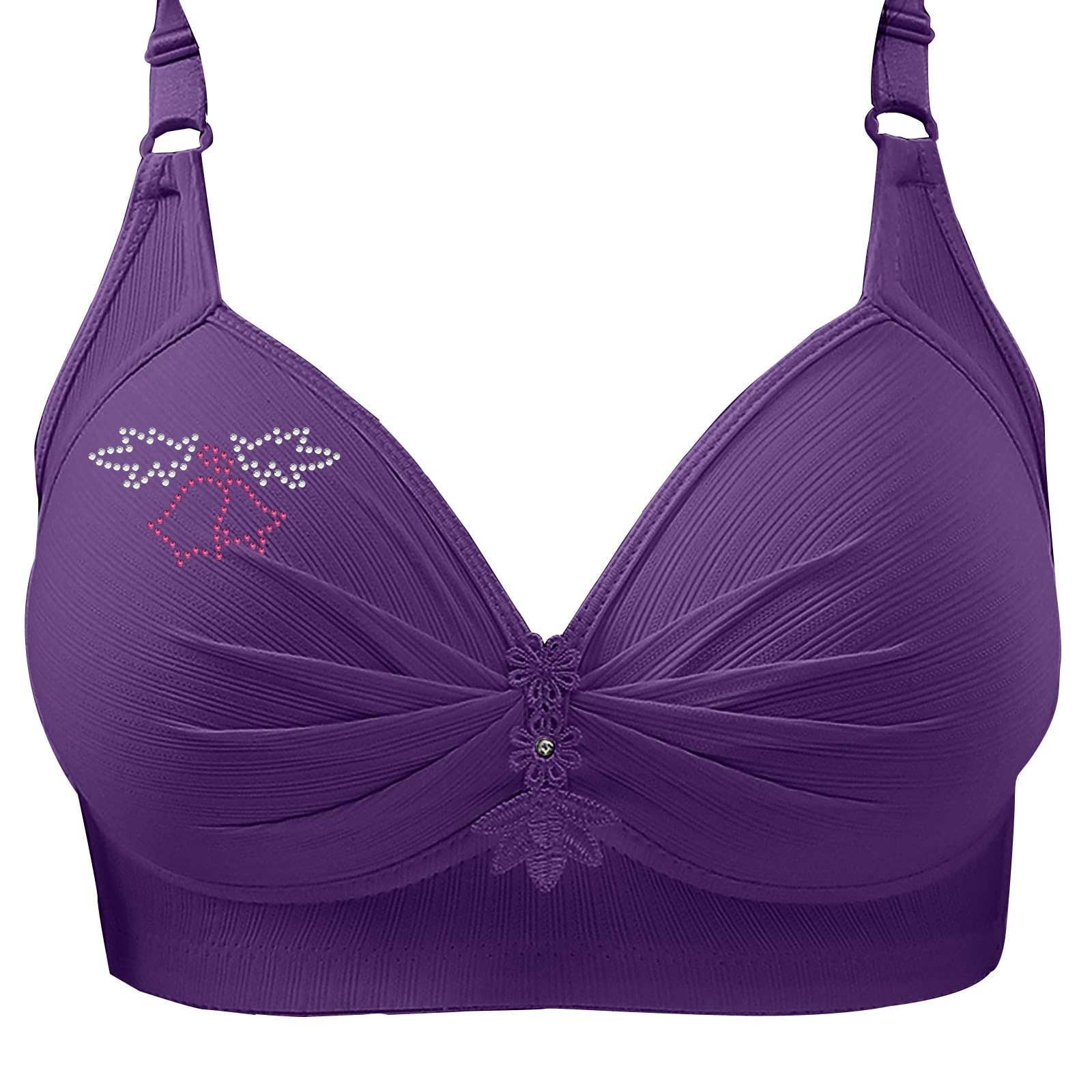 Bras For Women Full Coverage Wireless Bras No Underwire Supportive ...